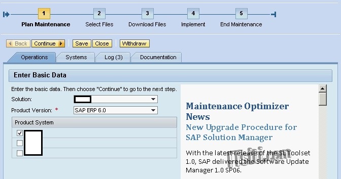 How to Use SAP Maintenance Optimizer (MOPZ)